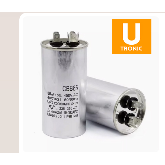 Jual Capacitor/ Kapasitor CBB65 5UF-40UF 450V AC Air conditioning (7219 ...