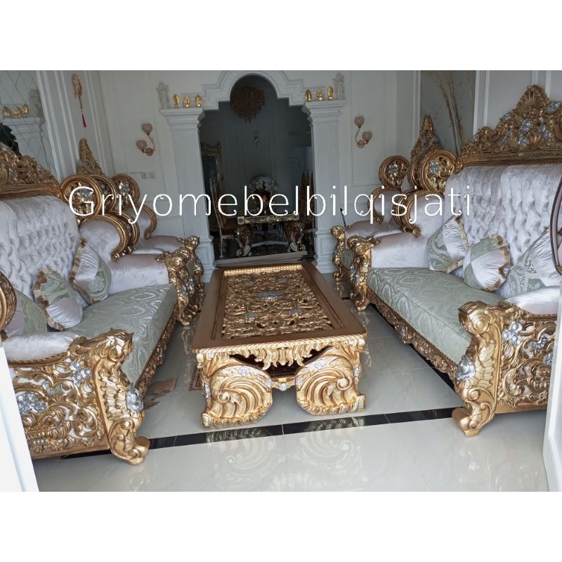 Jual kursi sofa sultan raja salman super mewah | Shopee Indonesia