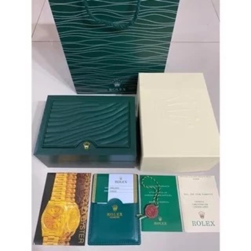 Jual BOX JAM TANGAN ROLEX FULL SET KARTU DAN PAPER BAG | Shopee Indonesia