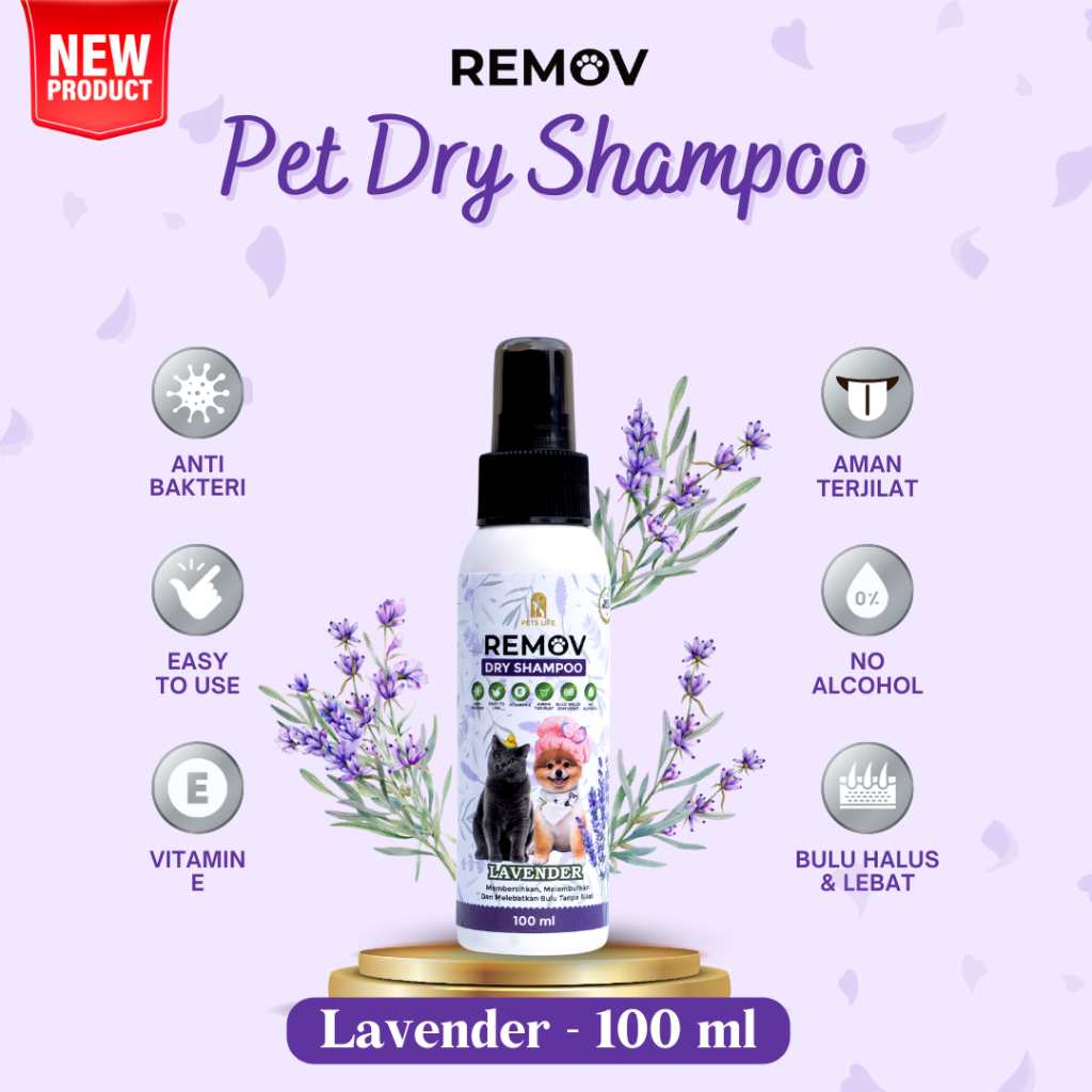 Jual Remov Waterless Dry Shampoo 100ml Shampoo Tanpa Bilas Mandi Kering ...