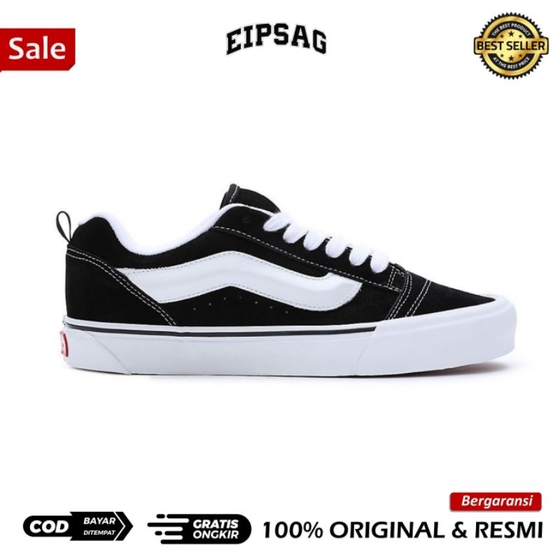 Jual Knu Skool Black White RESMI ORIGINAL | Shopee Indonesia