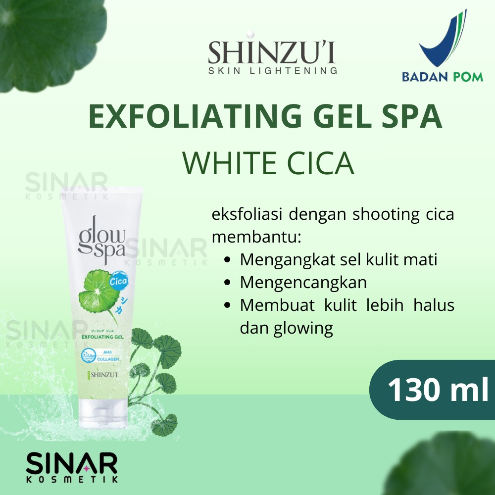 Jual Shinzui Glow Spa Exfoliating Gel Ichigo / Cica / Honey - 130ml ...