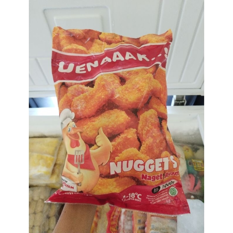 Jual NUGGET UENAK BELFOODS 1 KG | Shopee Indonesia
