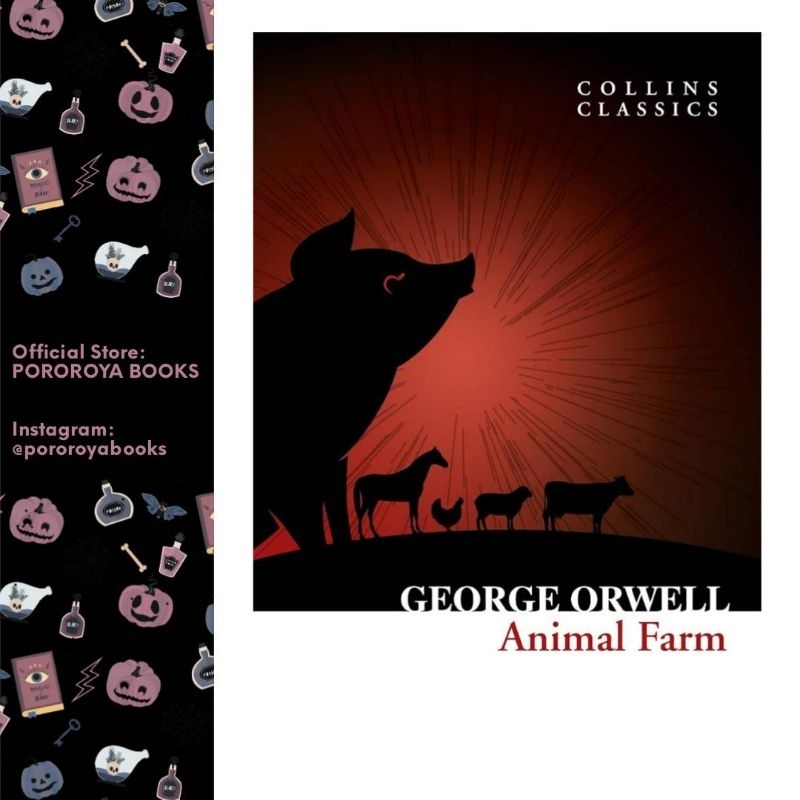 Jual Novel ANIMAL FARM George Orwell ORIGINAL (ENGLISH) Novel Satire ...