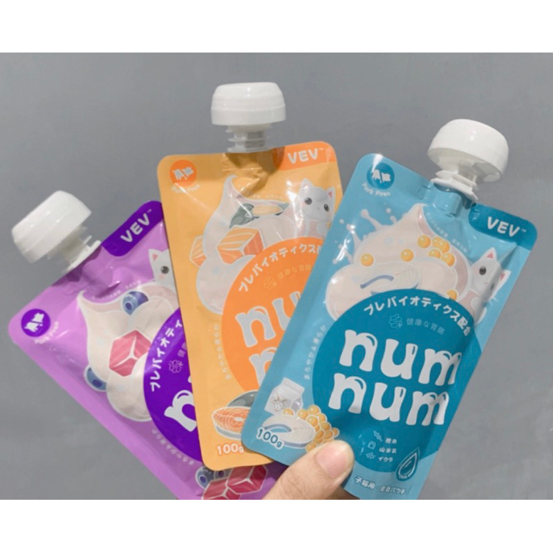 Jual makanan kucing kitten snack creamy num num cemilan kucing dan ...