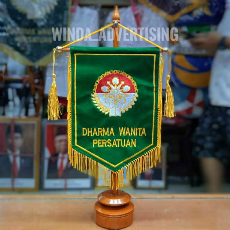 Jual Bendera Vandel DWP Dharma Wanita Persatuan + Tiang Berkualitas ...