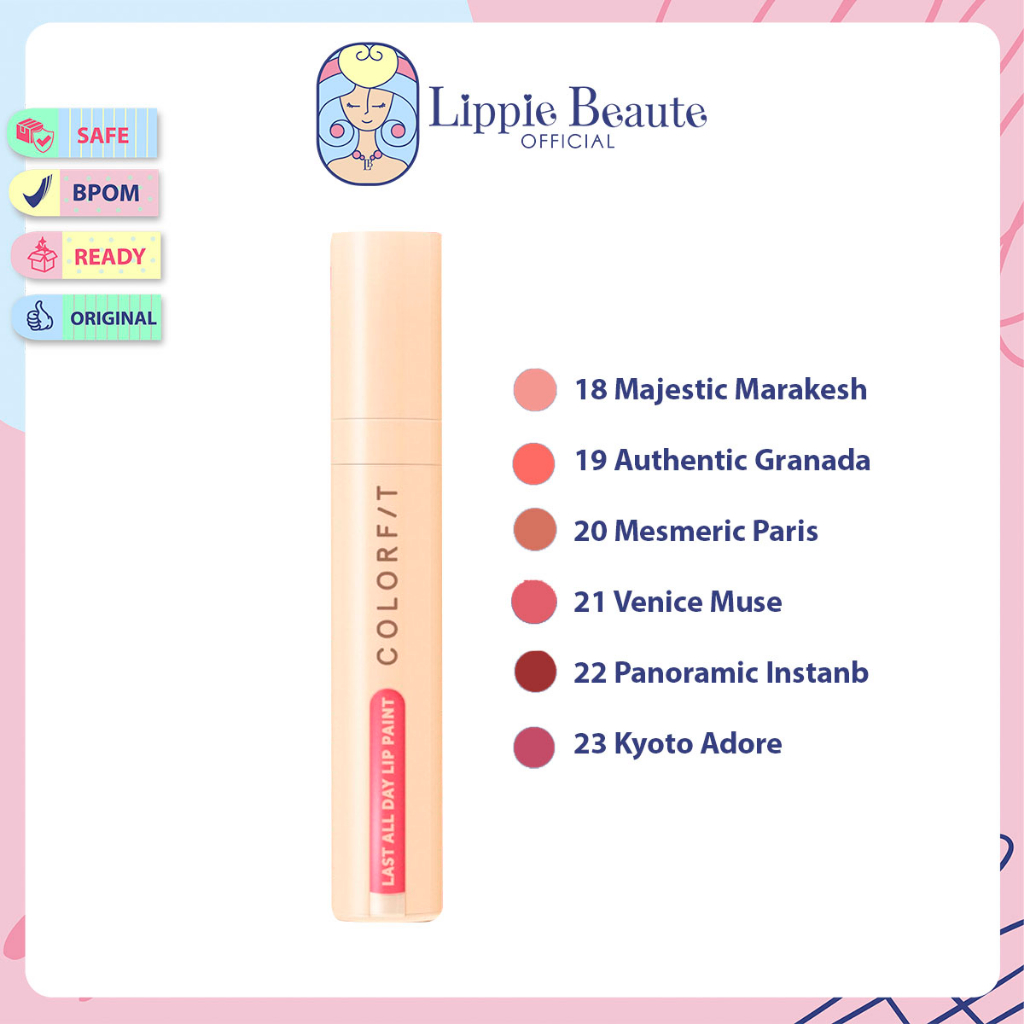 Jual WARDAH - Colorfit Last All Day Lip Paint 4 g | Shopee Indonesia