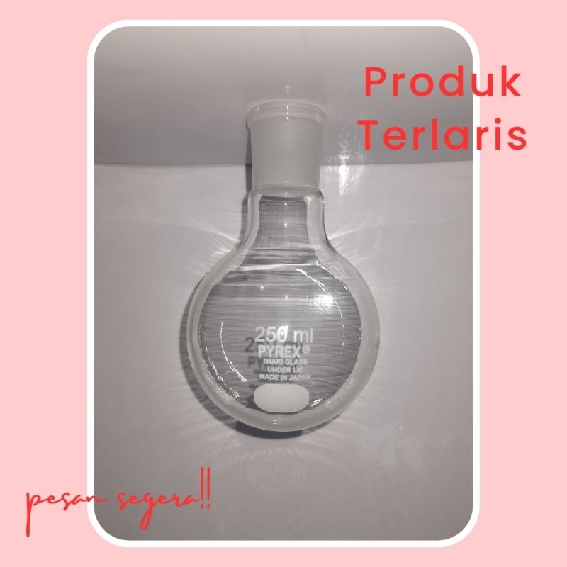 Jual Boiling Flask PYREX 250ml/labu alas bulat | Shopee Indonesia