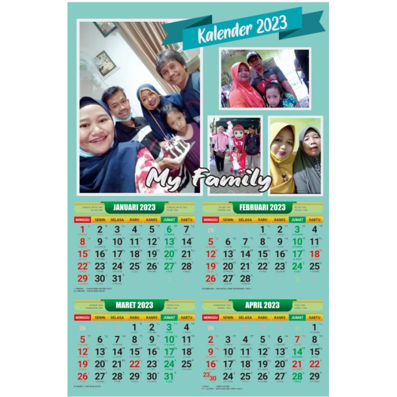 Jual Kalender custom 2024 PRE ORDER | Shopee Indonesia