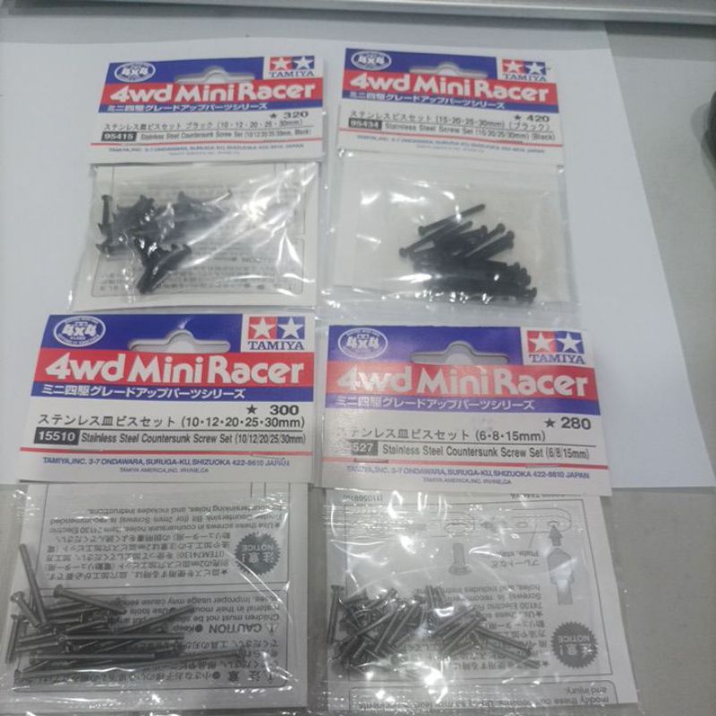 Jual Tamiya stainless steel 15510 counter sunk panjang 15527 counter ...