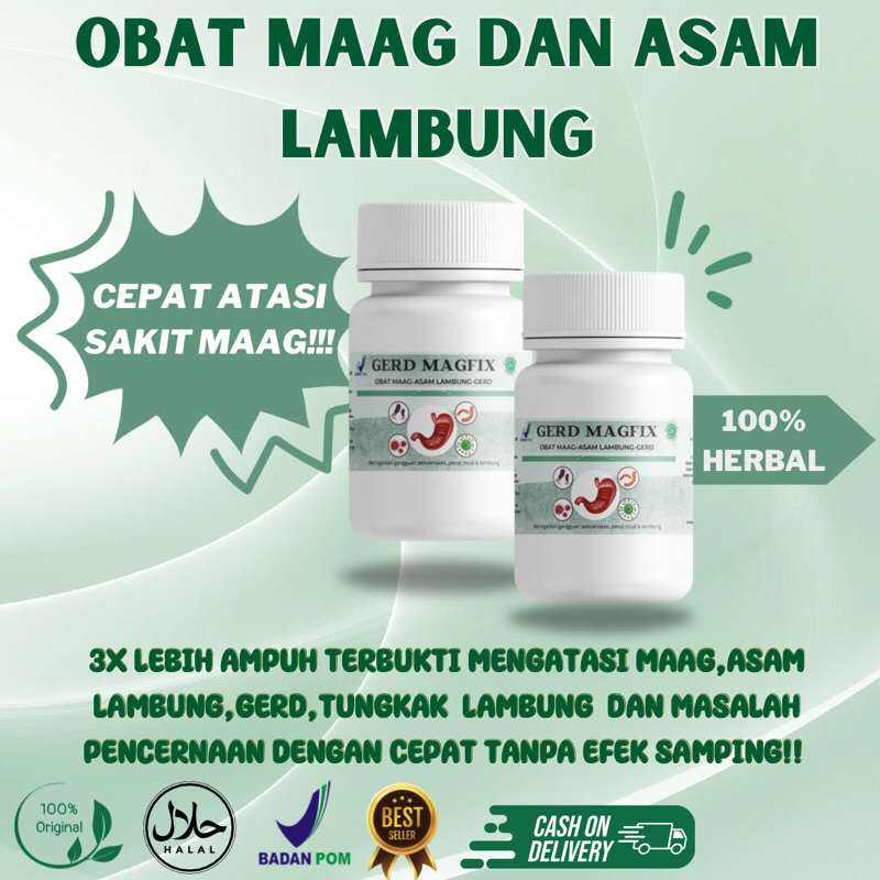 Jual Gerd Magfix Suplemen Maag Kronis suplemen Asam Lambung Atasi ...