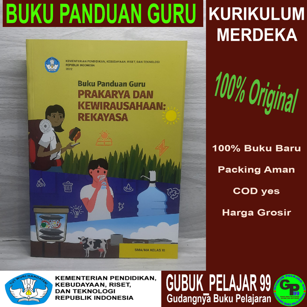 Jual Buku Panduan Guru PRAKARYA DAN KEWIRAUSAHAAN (Rekayasa XI) Untuk SMA/SMK Kelas 11 Kurikulum ...