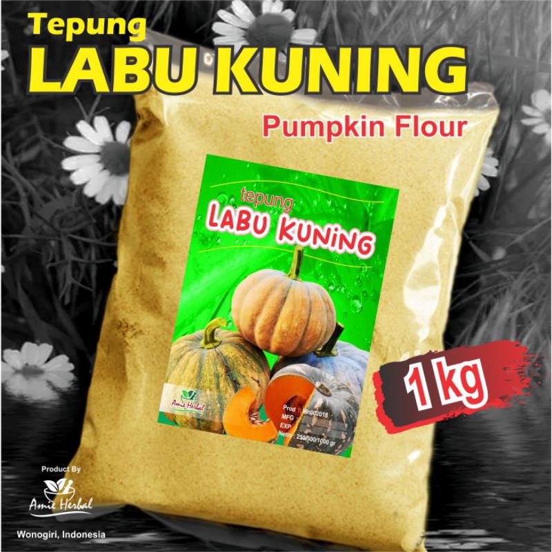 Jual tepung labu kuning murni/pumpkin flour. 1 kg | Shopee Indonesia