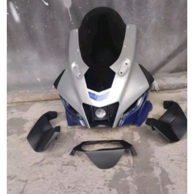 Jual batok headlamp r15v2 model v4 warna bisa request | Shopee Indonesia