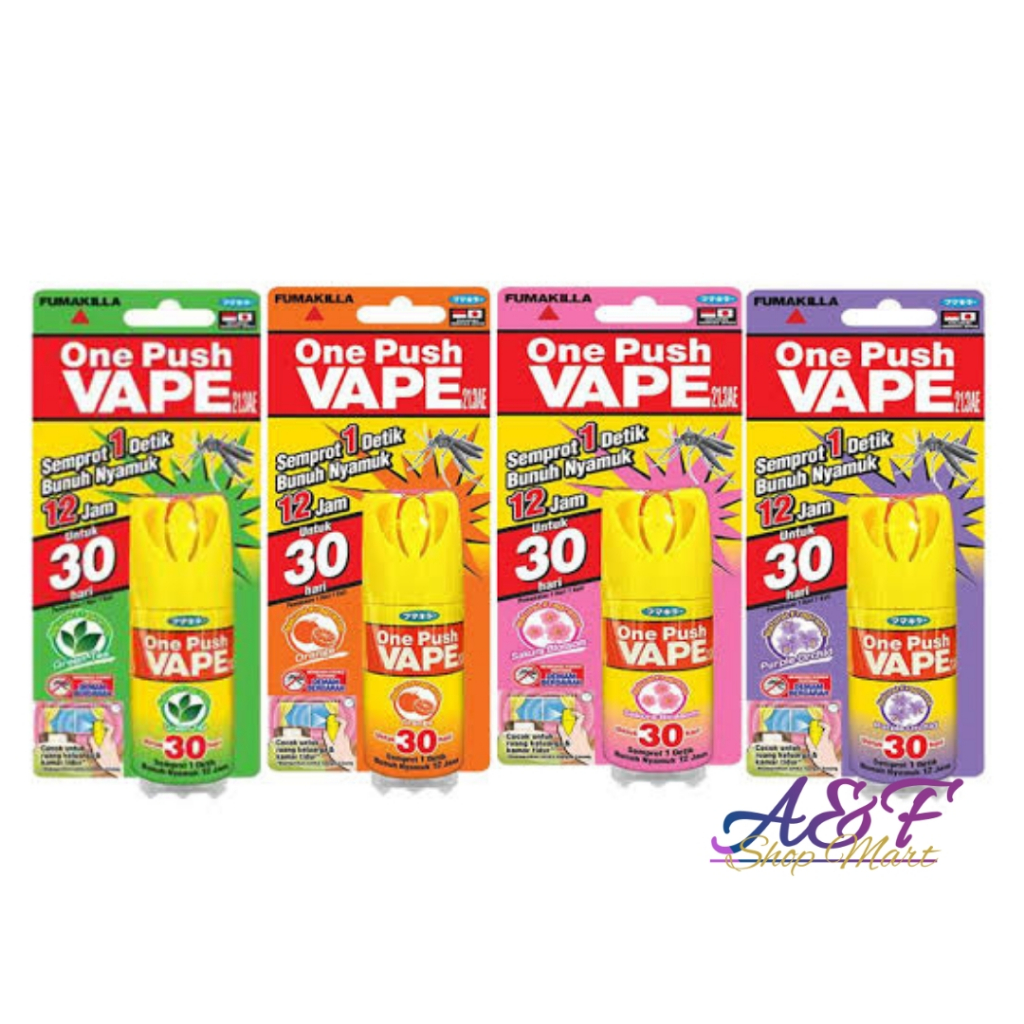 Jual FUMAKILLA Obat Nyamuk One Push Vape 10ml | Shopee Indonesia