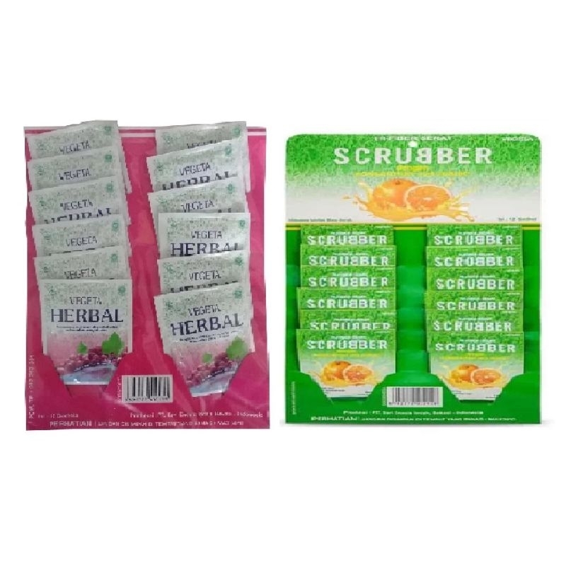 Jual VEGETA HERBAL & VEGETA JERUK SCRUBBER(Membantu Melancarkan BAB ...