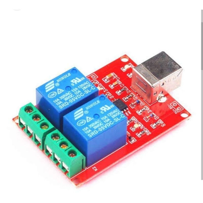 Jual USB Relay 2 Channel Programmable Computer Control For Smart Home ...