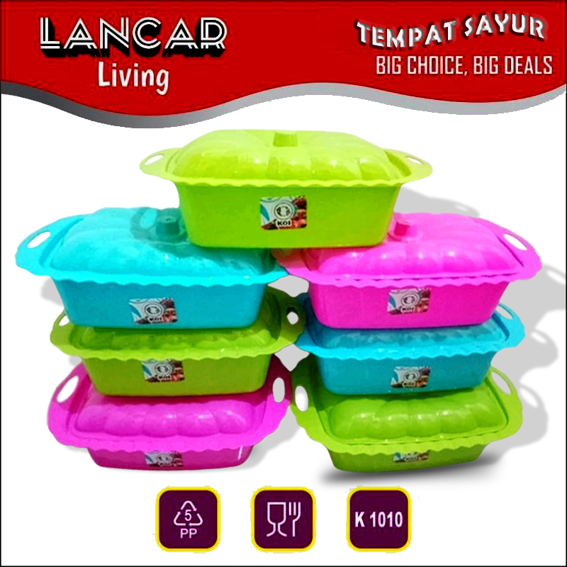 Jual Tempat Sayur Plus Tutup / Basi Sayur Wadah Prasmanan | Shopee ...