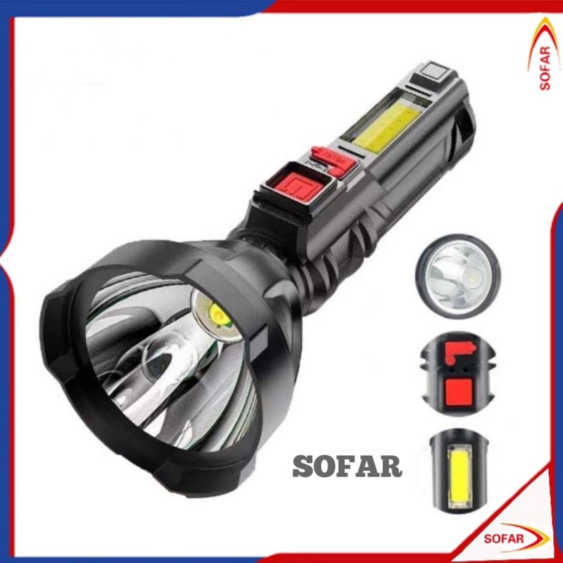 Jual SENTER COB USB CHARGING /FLASHLIGHT L 830 | Shopee Indonesia