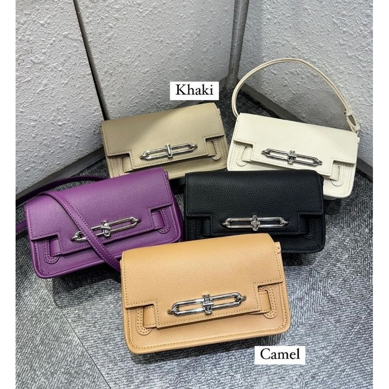 Jual KOREAN LEATHER BAG CODE HERMS | Shopee Indonesia