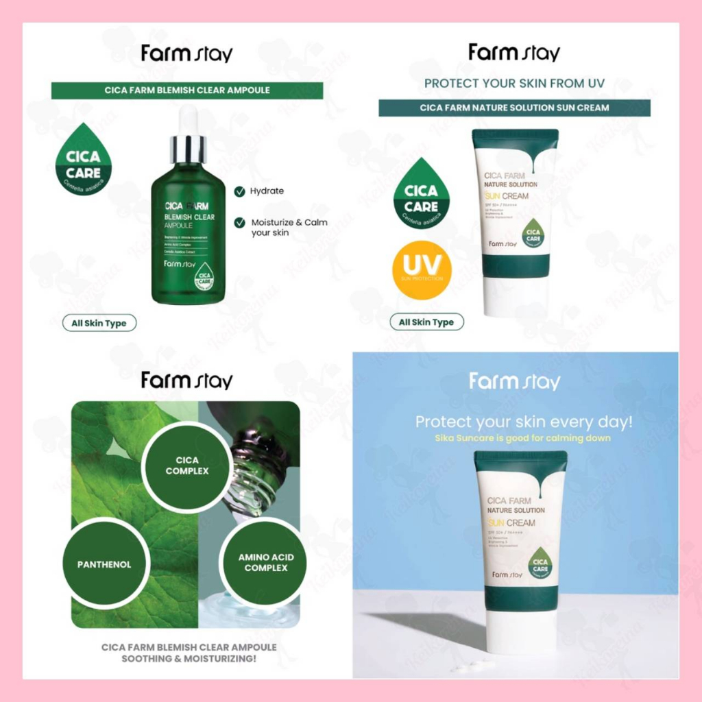 Jual FARM STAY FARMSTAY CICA FARM Blemish Clear Ampoule / Nature ...