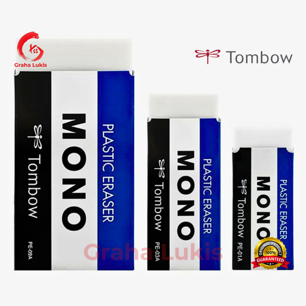 Jual Tombow Mono Plastic Eraser PE-01A / PE-03A / PE-04A | Shopee Indonesia