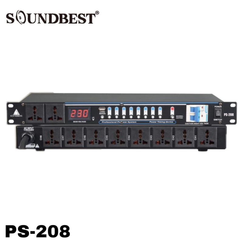 Jual Power Sequencer Soundbest PS 208 Original Power Squencer | Shopee ...