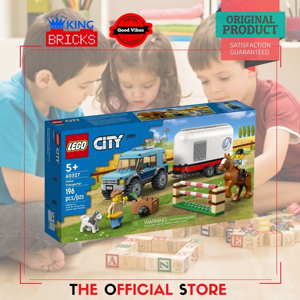 Jual LEGO Original CITY 60327 Horse Transporter - Mainan Anak Edukasi ...