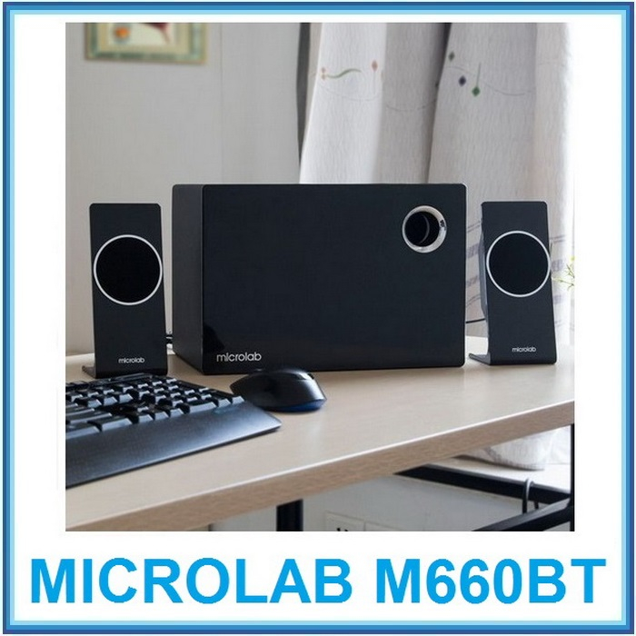 Jual Microlab M660BT 52 Watt RMS Wireless Bluetooth Multimedia Speaker Komputer PC | Shopee ...