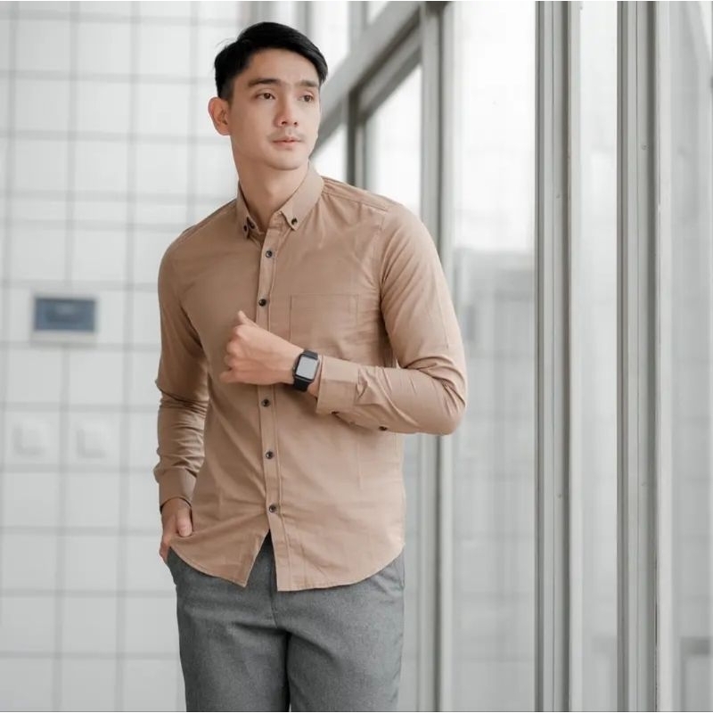 Jual PROMO (COD) COKSU Coklat Susu Kemeja Pria Lengan Panjang Kemeja ... Jual PROMO (COD) COKSU Coklat Susu Kemeja Pria Lengan Panjang Kemeja ...