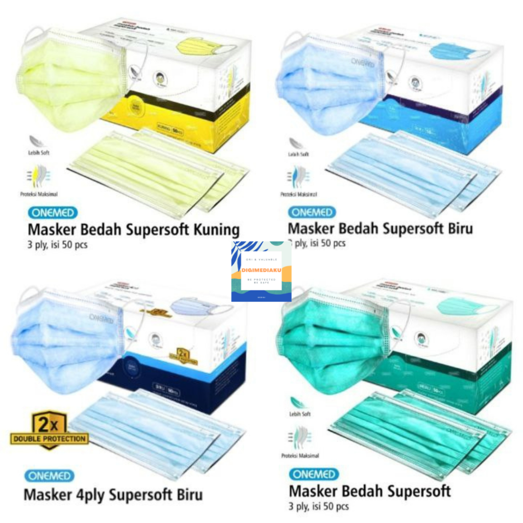 Jual Masker Super Soft Onemed Masker Supersoft Onemed Masker Medis ...