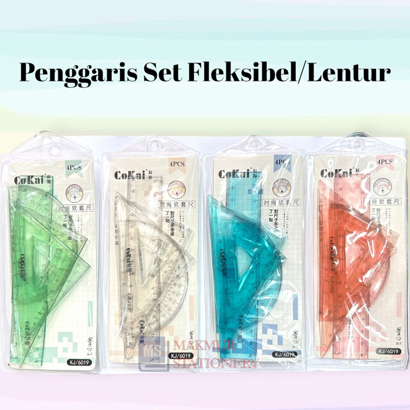 Jual Penggaris Fleksibel Lentur/Mistar Fleksibel (SET) | Shopee Indonesia