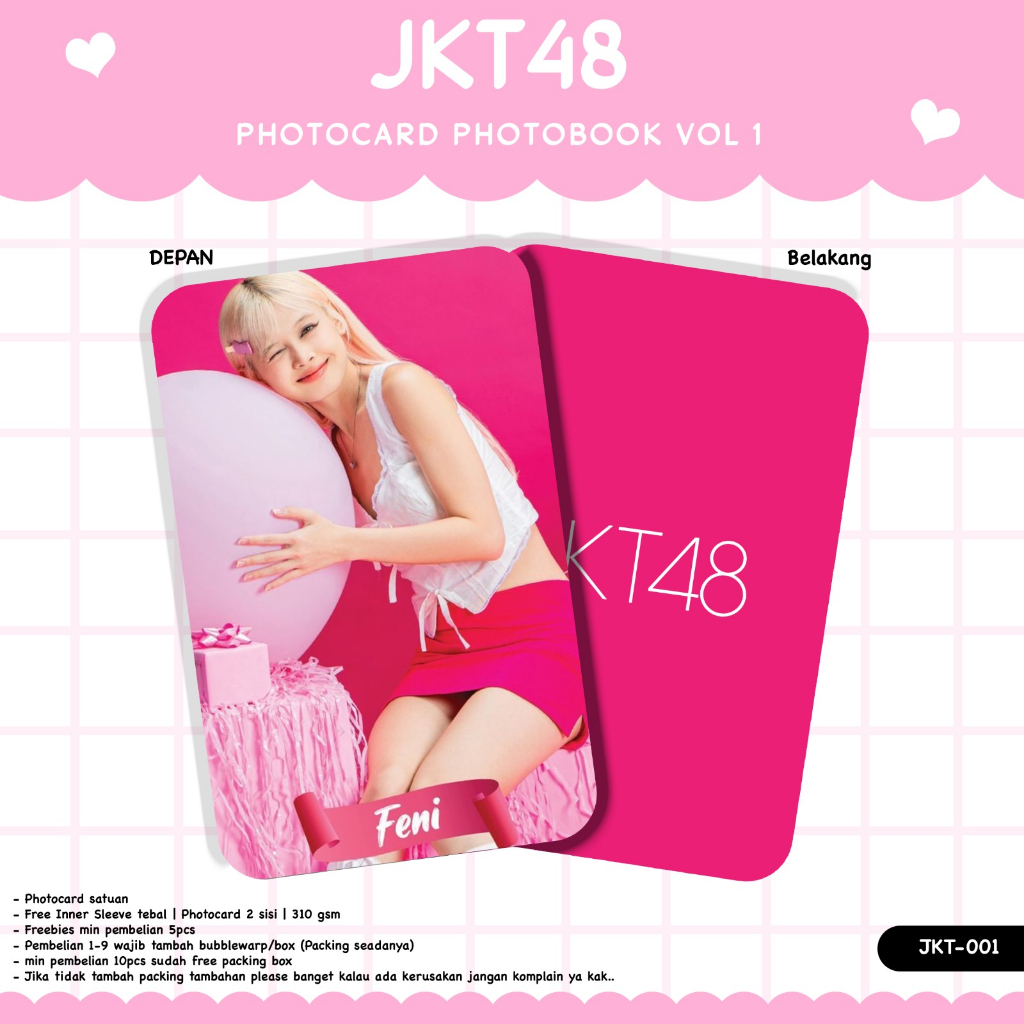 Jual PHOTOCARD JKT 48 PHOTOBOOK VOL 1 PHOTOCARD JKT48 TERBARU GLOSSY | Shopee Indonesia
