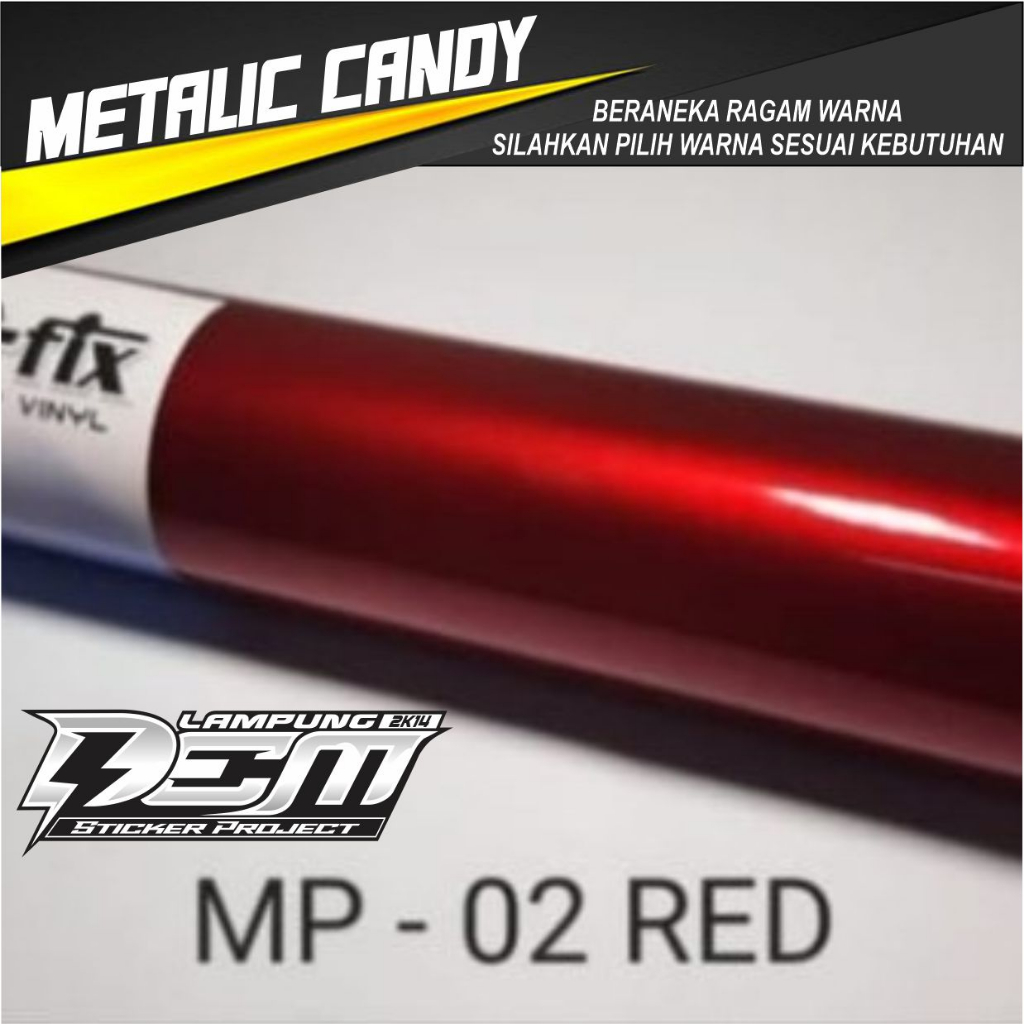 Jual STIKER SKOTLET PROFIX MERAH METALIK PREMIUM STIKER BODY MOTOR ...