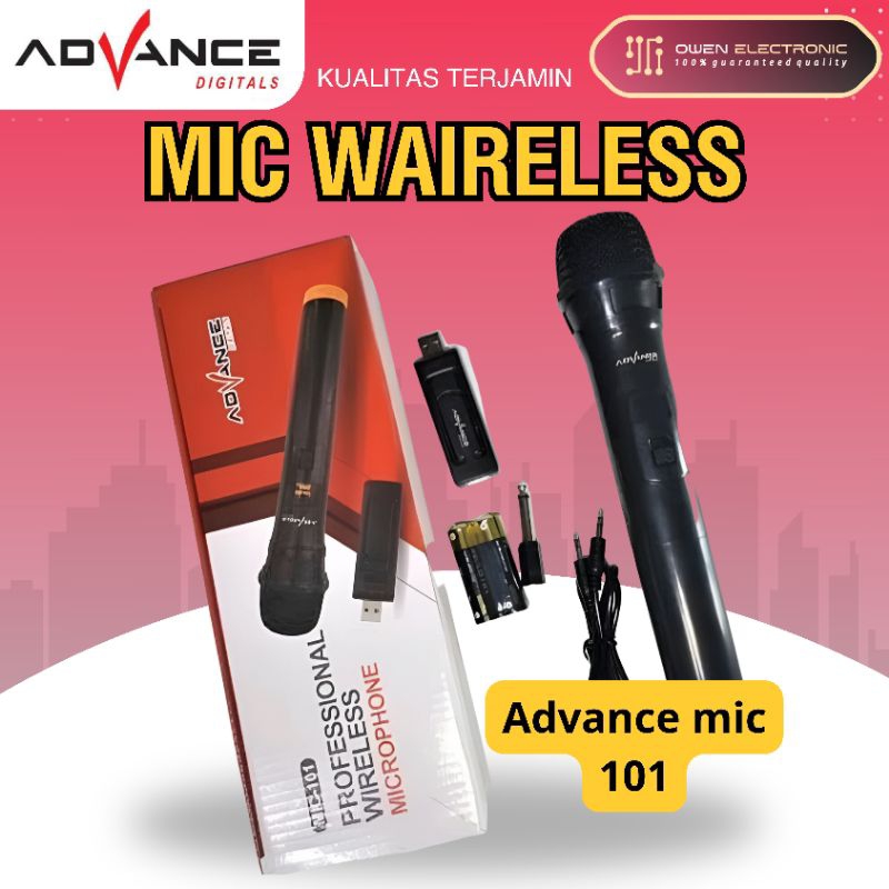 Jual MIC WIRELESS ADVANCE MIC 101 | Shopee Indonesia