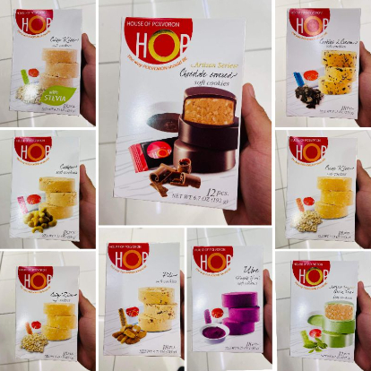 Jual Polvoron HOP Greentea Assorted Choco Covered soft Cookies n Cream ...