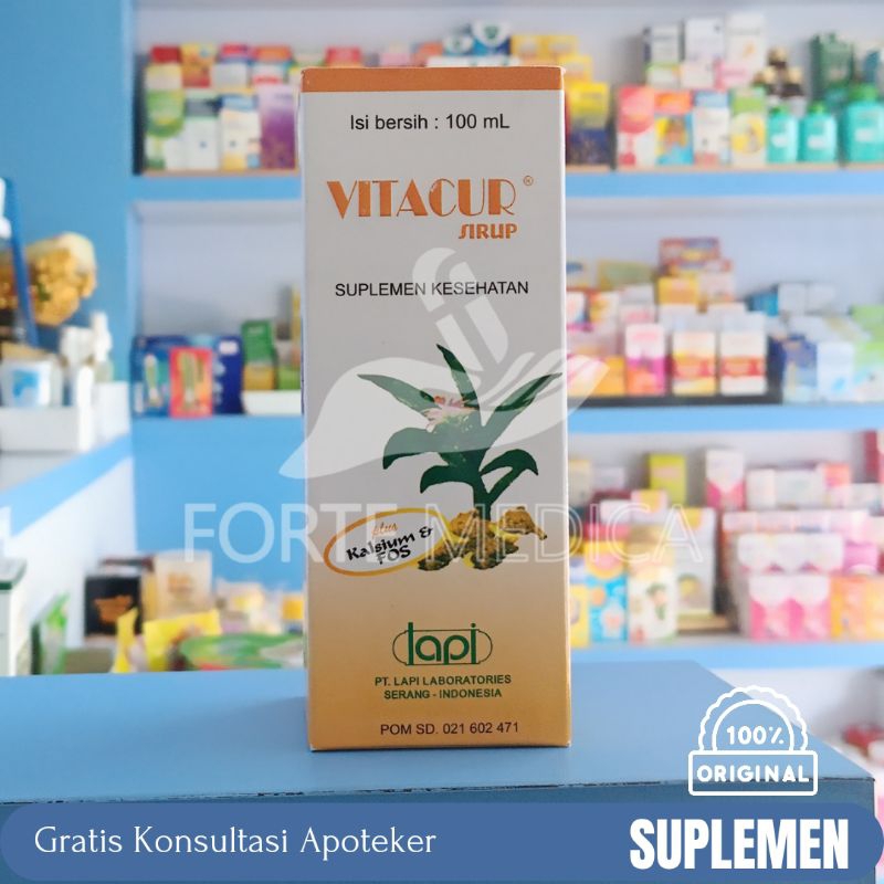 Jual Vitacur Sirup Tambah Nafsu Makan (100ml) | Shopee Indonesia
