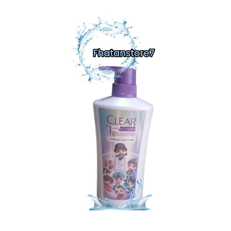 Jual Sampo Clear Anti Ketombe Complete Soft Care Special Edition TinyTAN660 ml | Sampo Clear ...