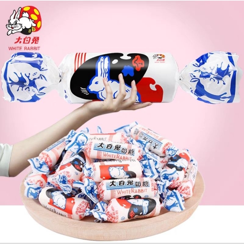 Jual 200g White Rabbit Milk Creamy Candy / Permen Kelinci Rasa Susu ...