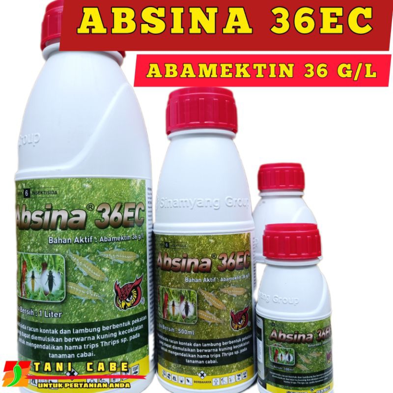 Jual Insektisida ABSINA 36 EC abamektin-500 ML | Shopee Indonesia