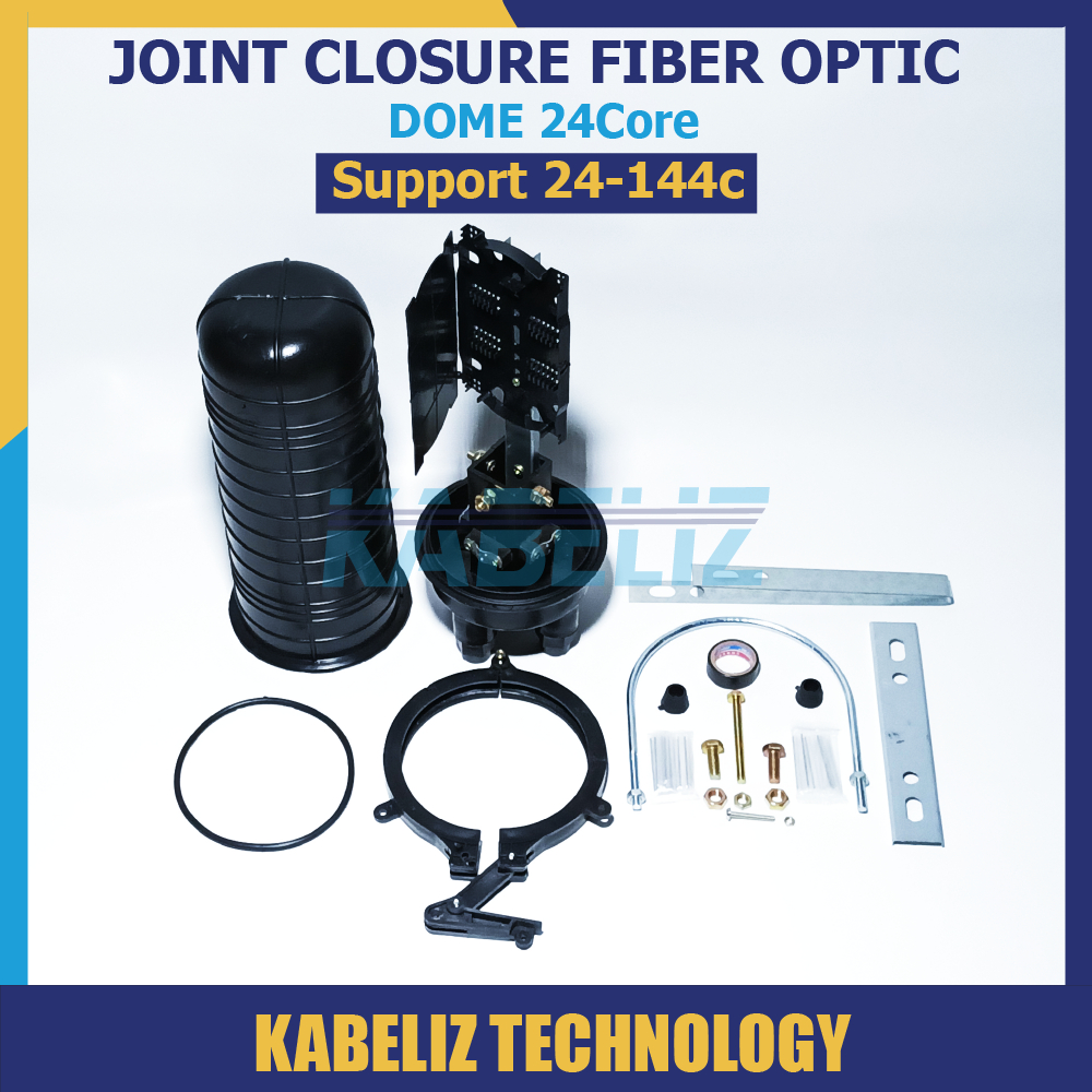 Jual JOINT CLOSURE DOME FIBER OPTIC 24 CORE 24C MURAH JOINT BOX DOME ...