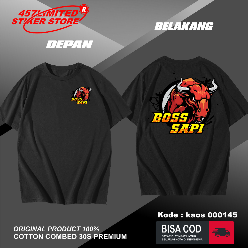 Jual KAOS SAPI SIMENTAL Baju Kaos SAPI SUPER Indonesia Kaos Jagal Sapi ...