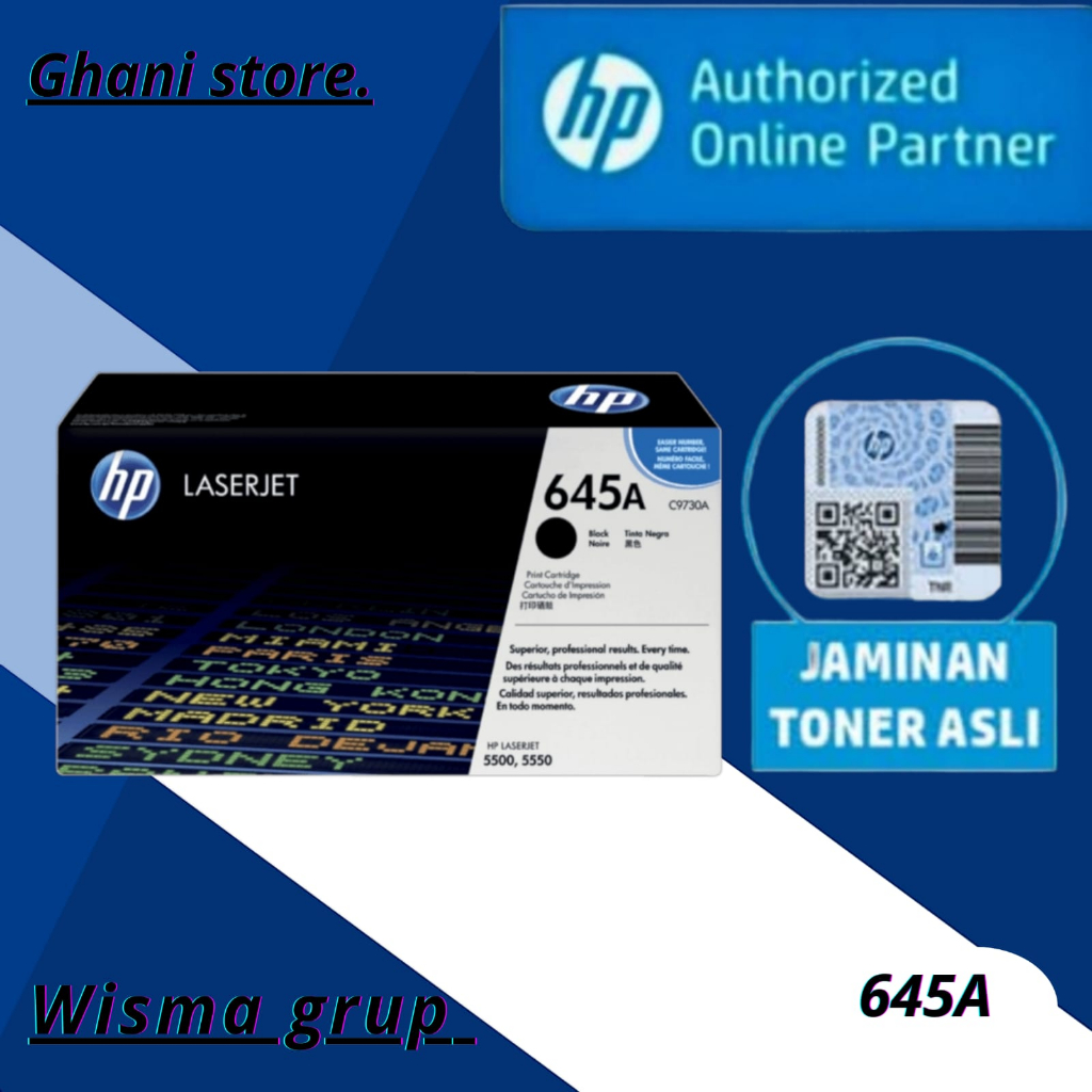 Jual Toner hp laserjet 645A black ( C9730A ) | Shopee Indonesia