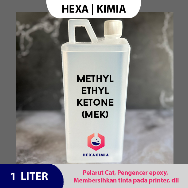 Jual MEK 1 Liter Metil Etil Keton Methyl Ethyl Ketone | Shopee Indonesia