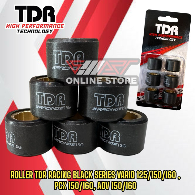 Jual ROLLER TDR RACING BLACK SERIES VARIO 125/150 , PCX 150/160 , ADV ...