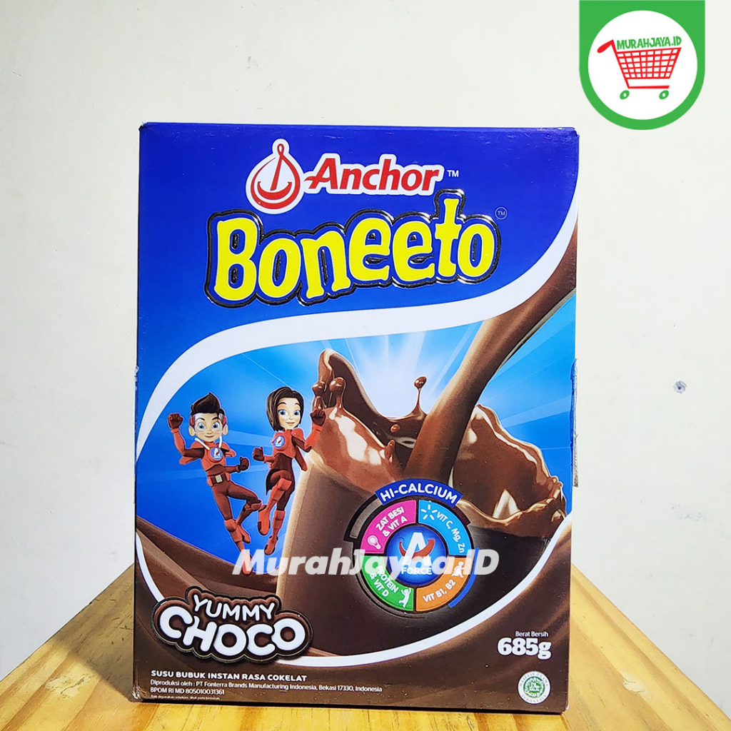 Jual Boneeto Coklat 685g Susu Bubuk Anak Sekolah Yummy Choco Nutrisi ...