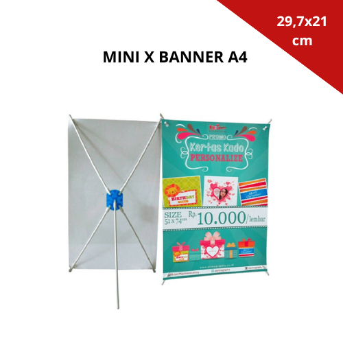 Jual Mini X Banner Uk. A4 / Mini X Banner A4 Murah / Mini X Banner A4 ...
