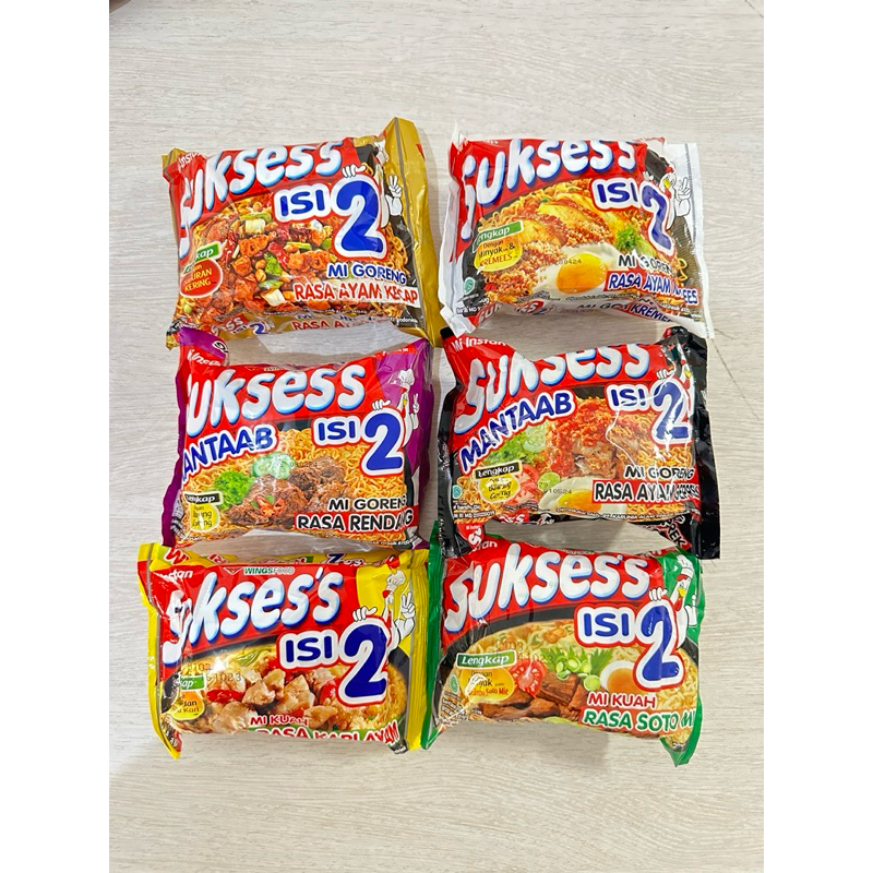 Jual MIE SUKSES ISI 2 AYAM KREMES / KECAP / GEPREK / RENDANG / KARE ...
