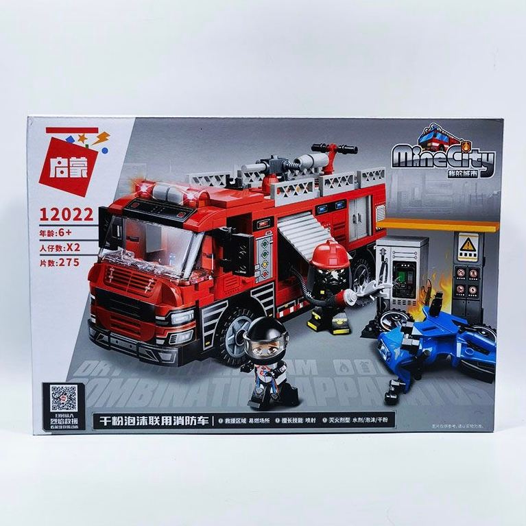 Jual BP TOYS - Building Blocks City Series Fire Truck Fire Rescue ...