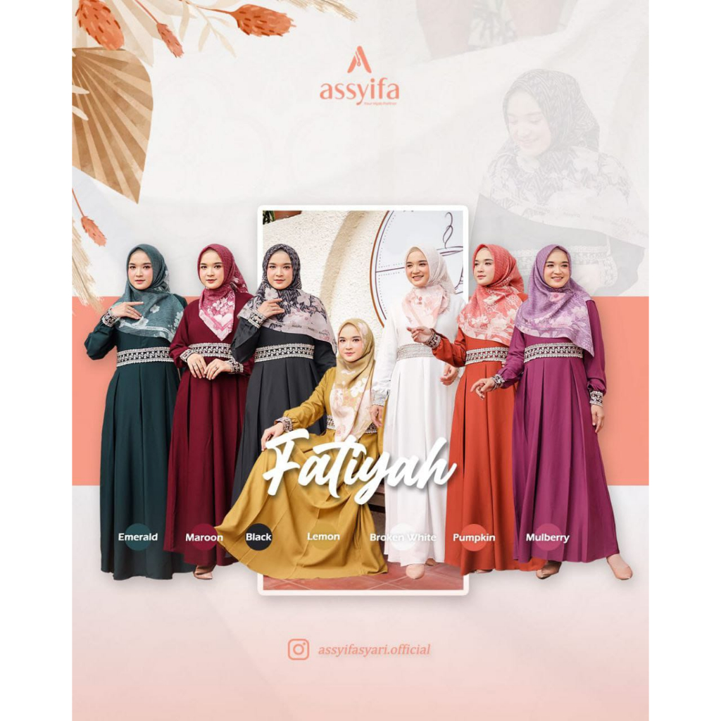 Jual ASSYIFA FATIN FATIYAH DRESS SCARF | Shopee Indonesia